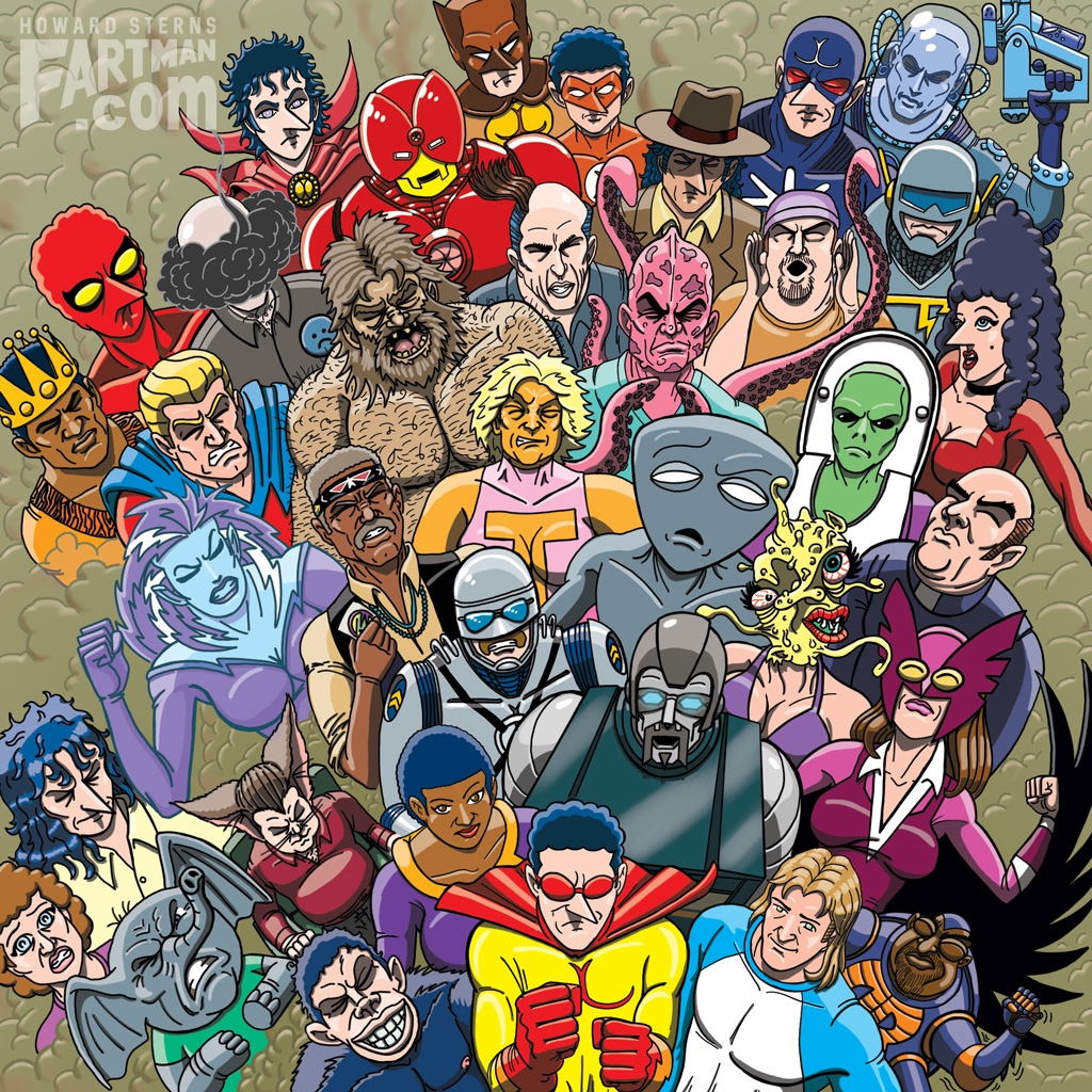 CHARACTERS – Howard Stern's Fartman